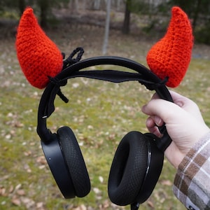 Crochet Pattern Headset Devil Horns - Etsy