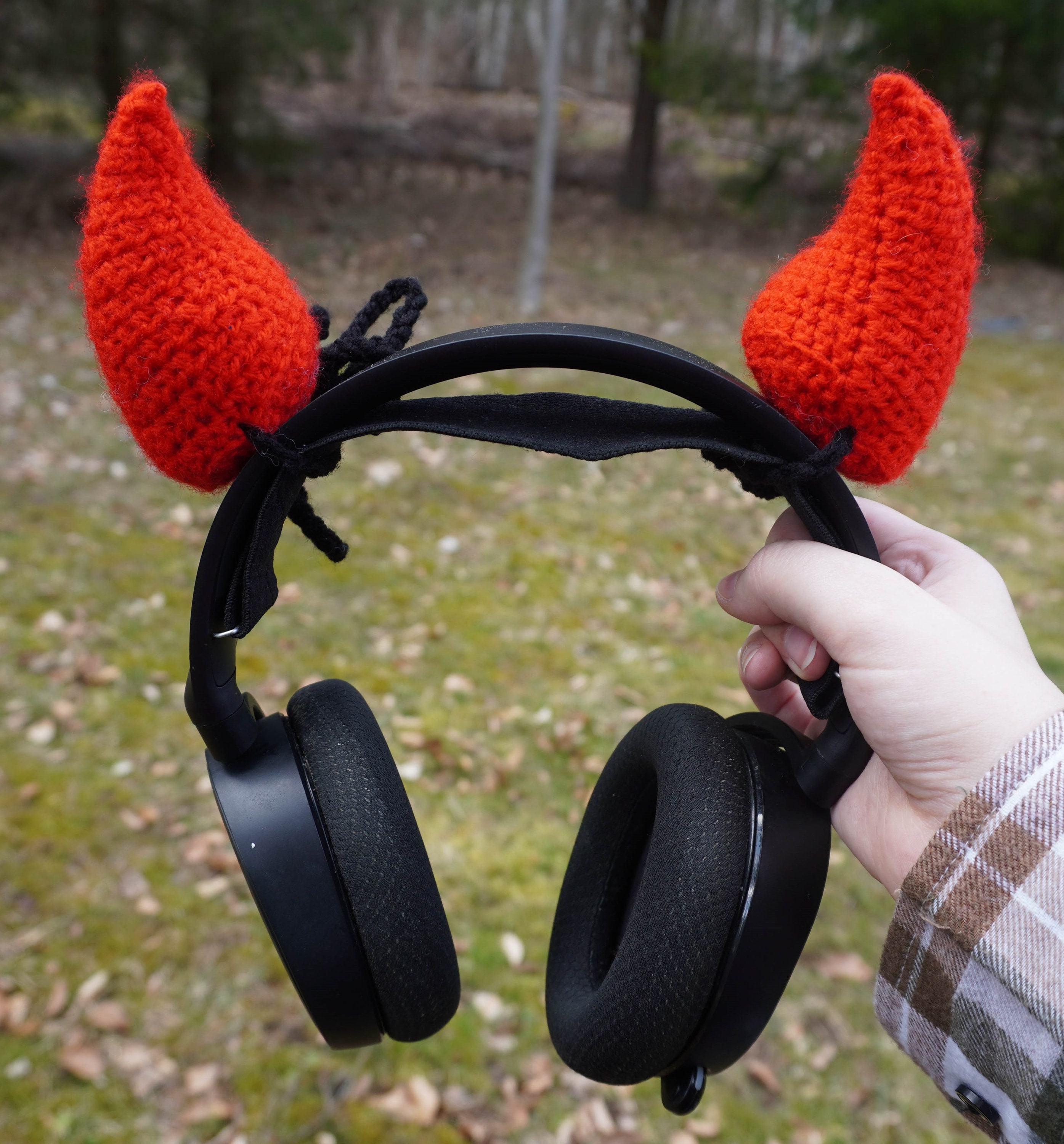 Crochet Pattern Headset Devil Horns - Etsy