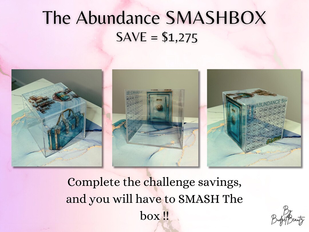 THE ABUNDANCE SMASHBOX Money Savings Box Sealed - Etsy