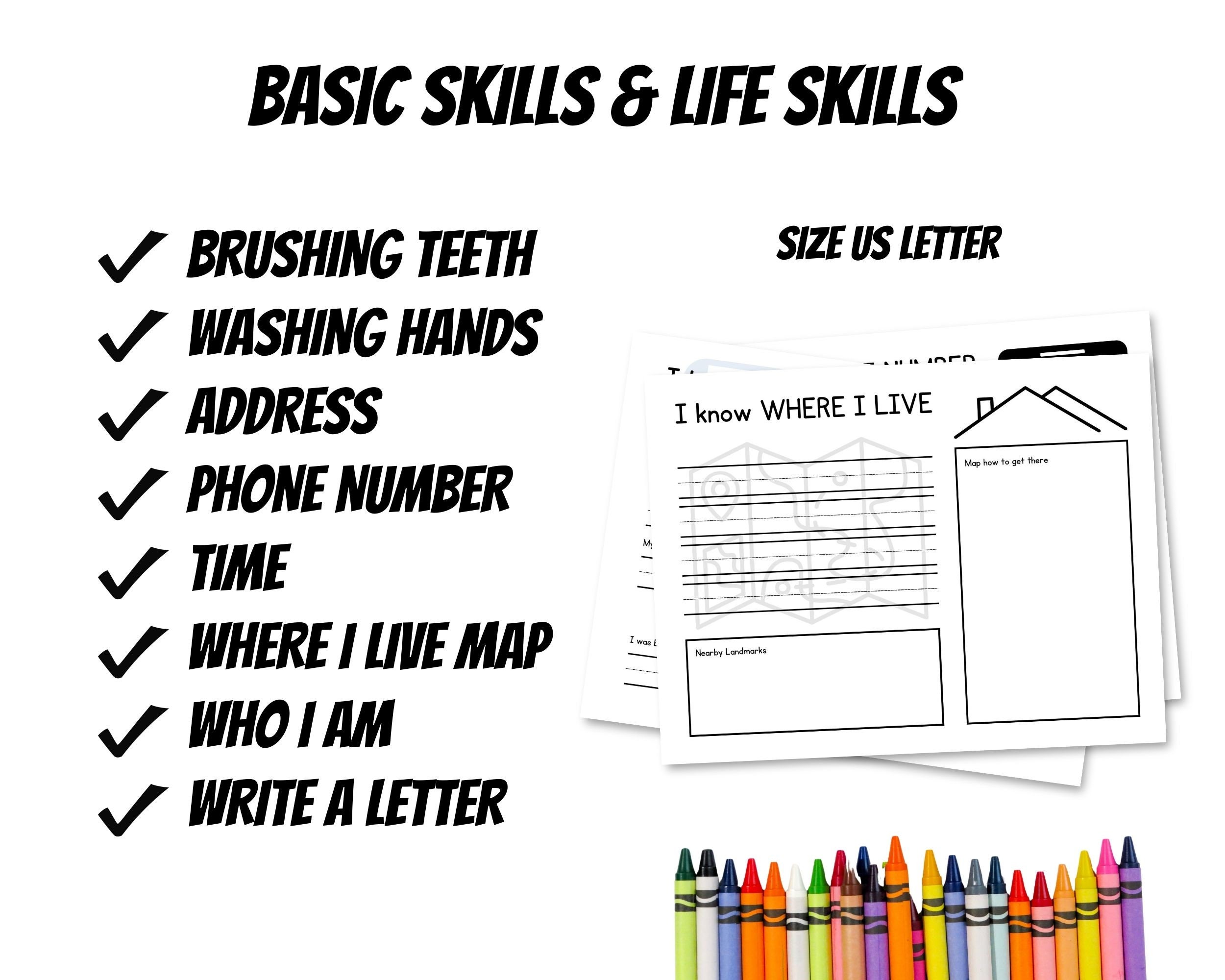 Printable Life Skills Teaching Resources: Worksheets, Activities & More ...