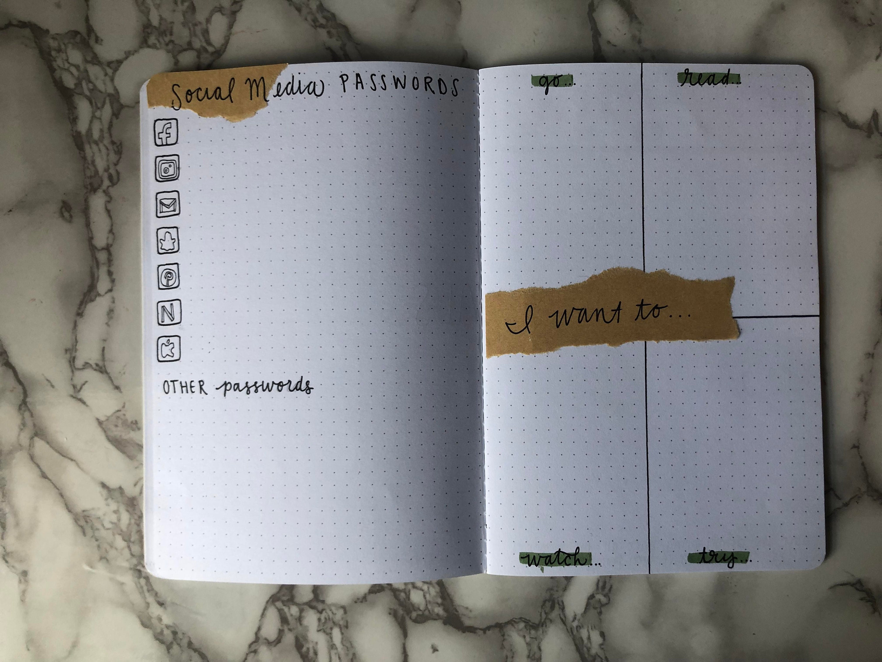 Pre Made Custom Bullet Journal - Etsy