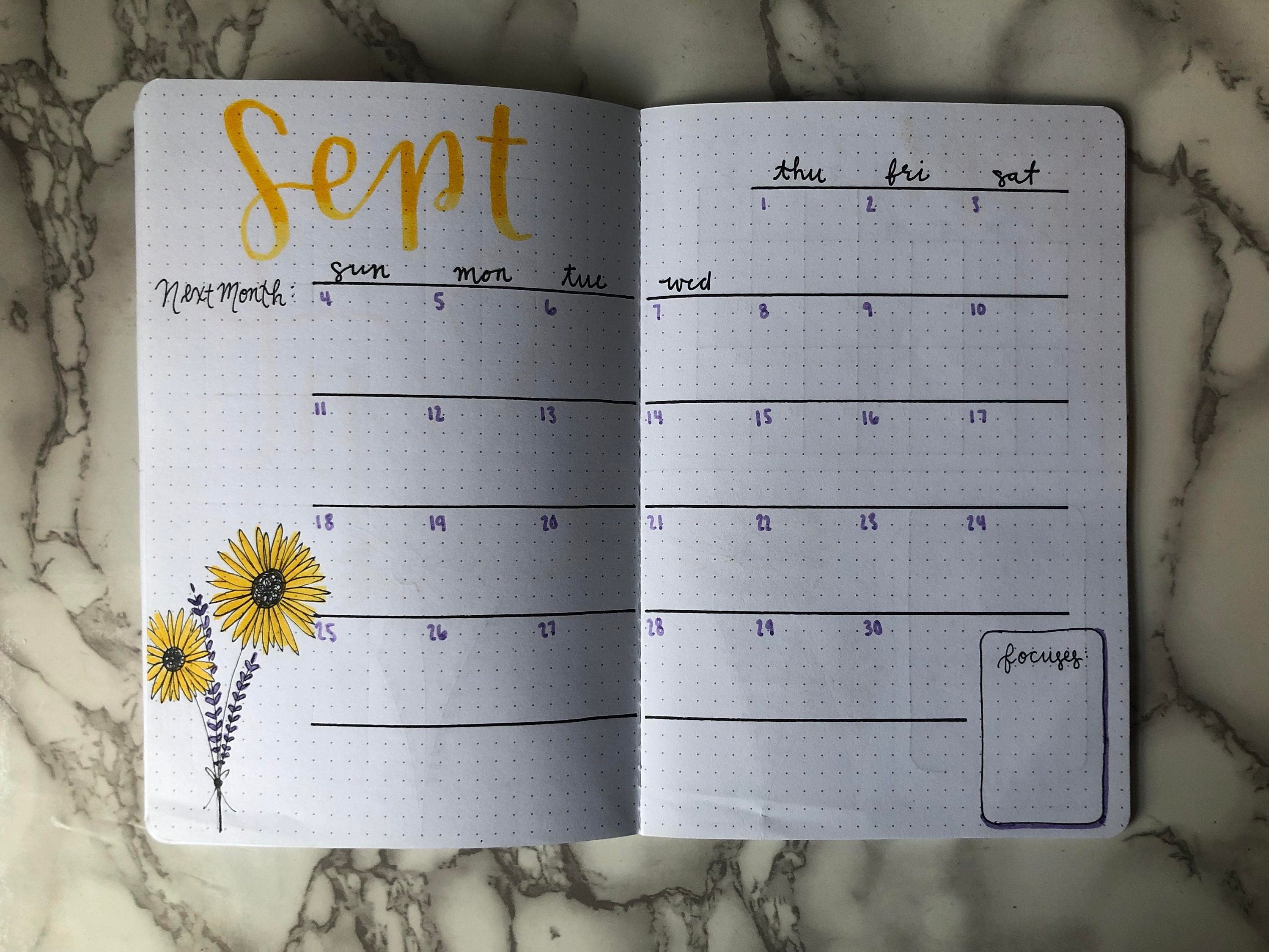 Pre Made Custom Bullet Journal - Etsy