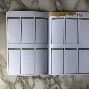 Pre Made Custom Bullet Journal - Etsy
