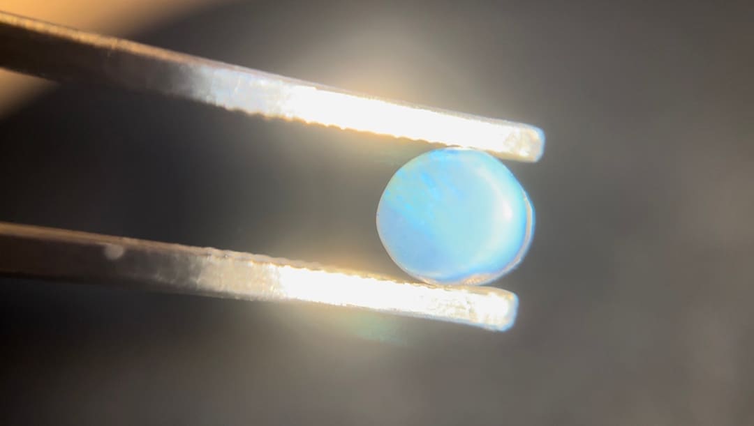 0.8ct Sheen Pattern Black Opal - Etsy