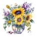 Sunflowers PNG, Sunflower Bouquets PNG, Sunflower Arrangements ...