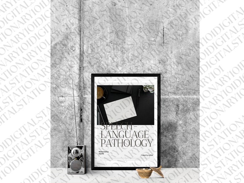 6 Speech Therapy Room Posters SLP Decor Language Pathologist Prints Art ...