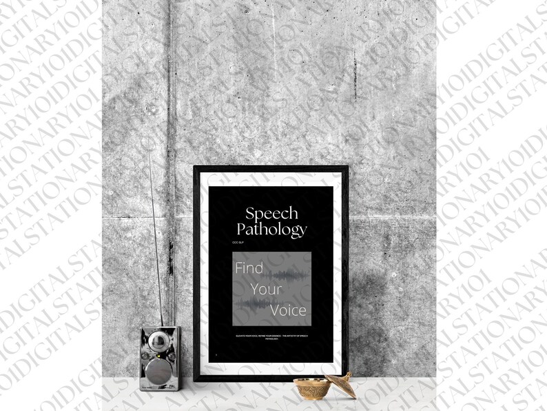 6 Speech Therapy Room Posters SLP Decor Language Pathologist Prints Art ...