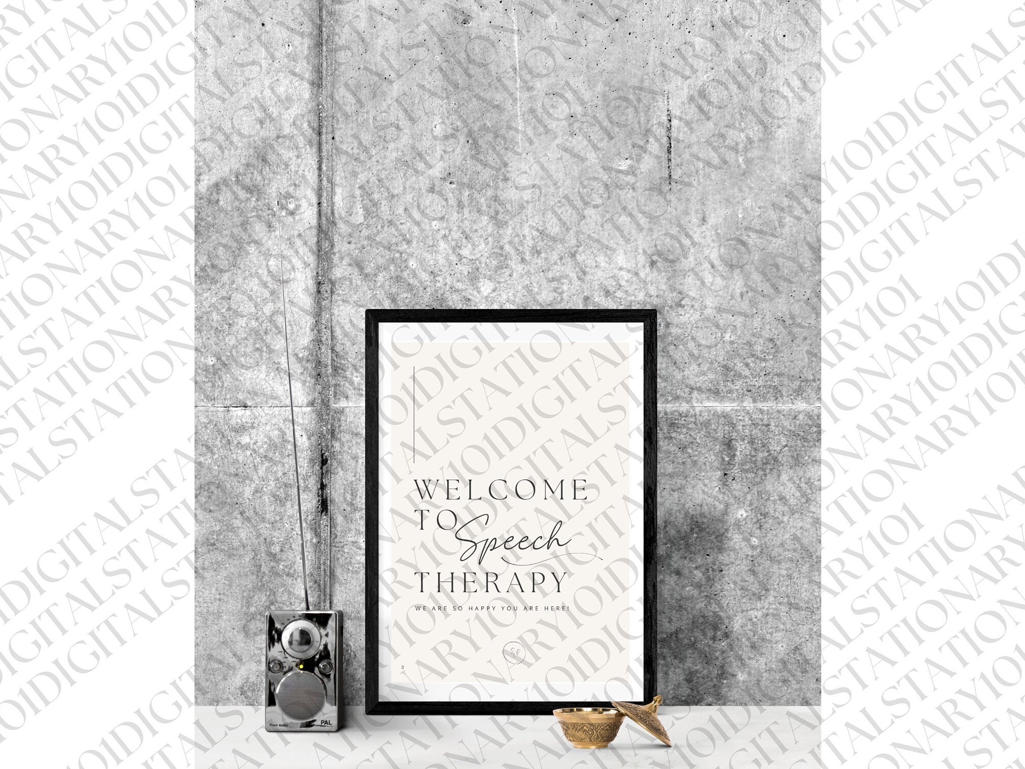 6 Speech Therapy Room Posters SLP Decor Language Pathologist Prints Art ...