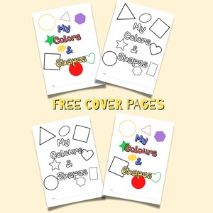 Teacher and Home School Printable Activity Sheets Colours & - Etsy