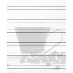 Coffee Lovers Printable Journal Pages Are Full Background Colour and ...