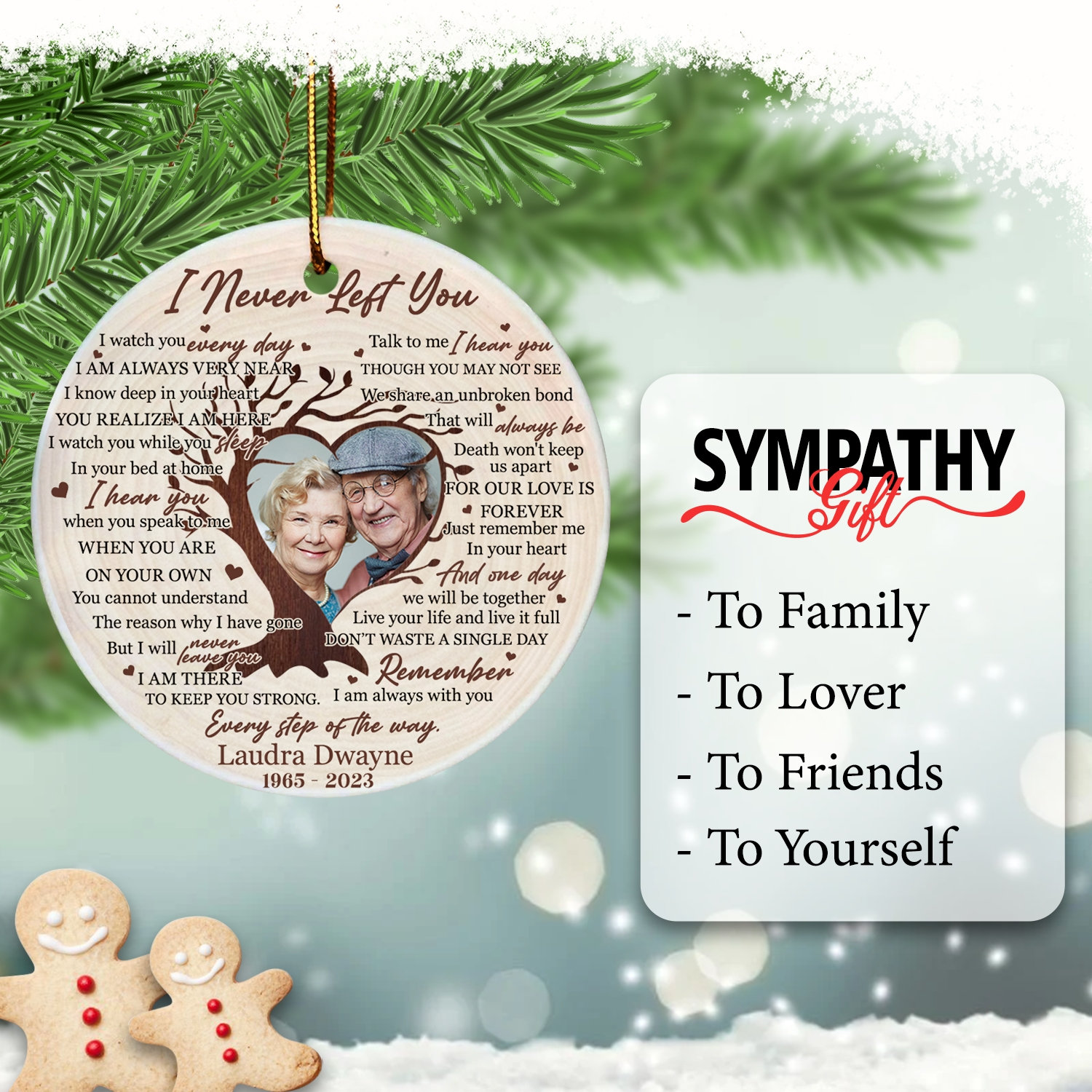 Custom Memorial Ornament Christmas Custom Memory Ornament - Etsy