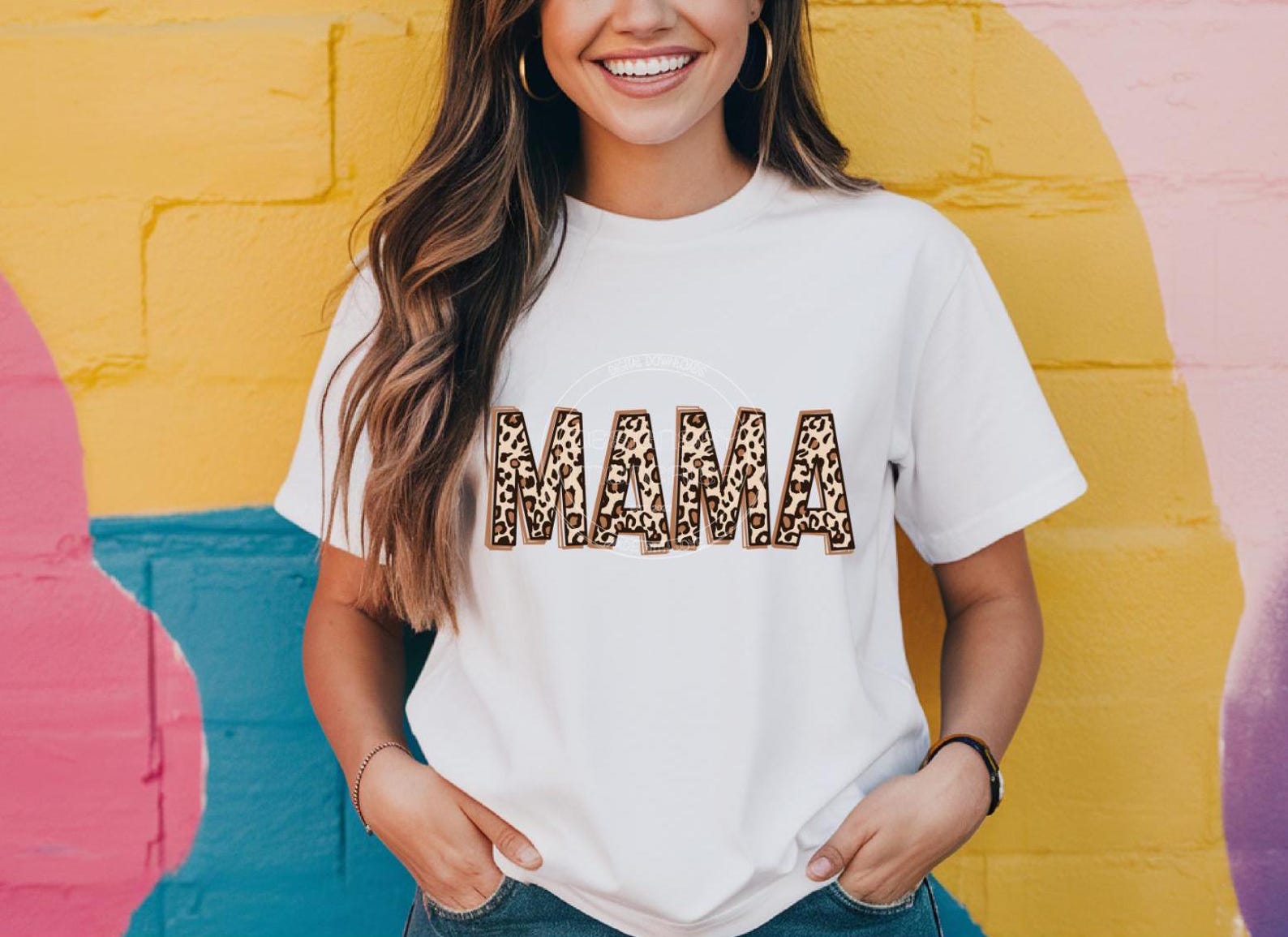 MAMA | MINI | Leopard Print | Mother | Daughter | PNG | Sublimation ...