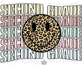 Second Grade Smiley Png - Etsy