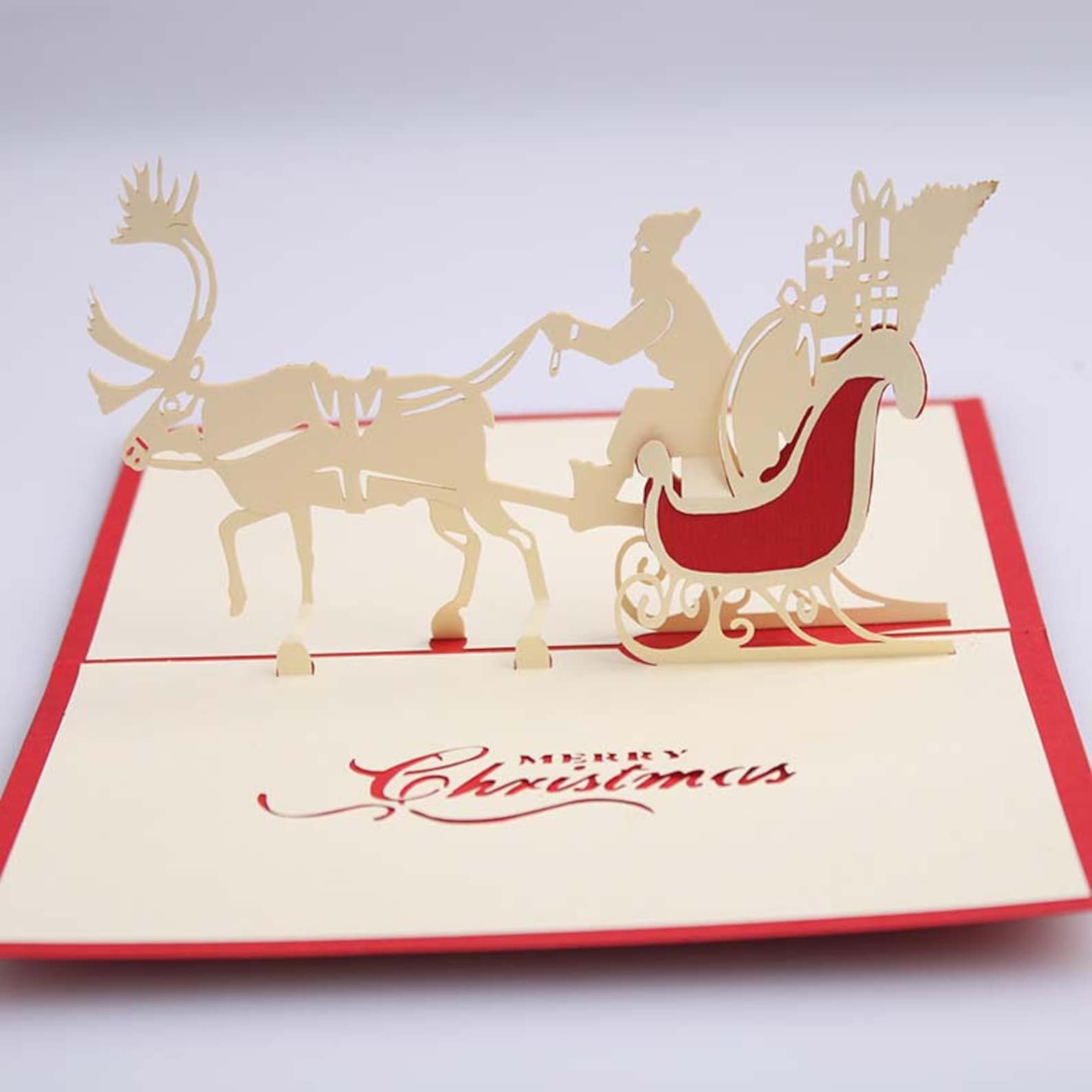 3D Pop up Christmas Card - Etsy