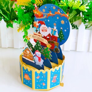 3D Pop up Christmas Card - Etsy
