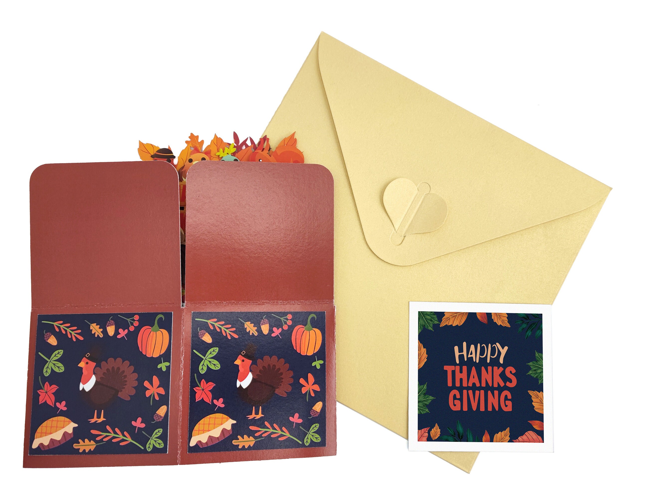 3D Thanksgiving Card 3D Thanksgiving Pop up Card 3D Card for ...