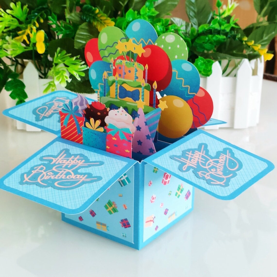 3D Pop up Birthday Card - Etsy