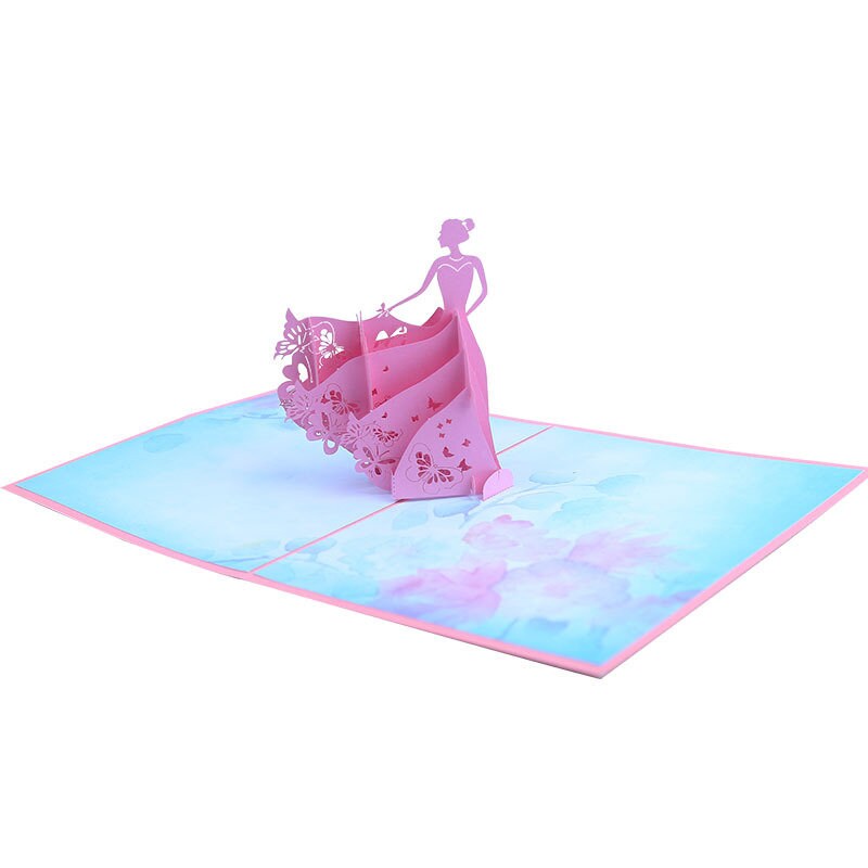 3D Princess Pop up Greeting Card Thank You Card Birthday - Etsy