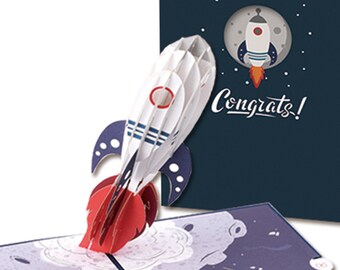 Rocket Pop up Card - Etsy
