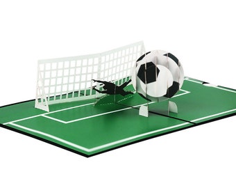 Soccer Pop up Card - Etsy