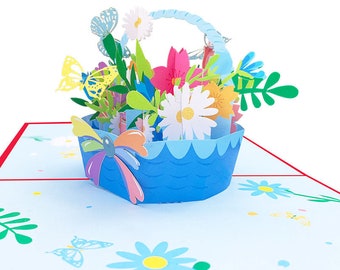 3D Colorful Butterfly Pop up Greeting Card, Thank You Card, Birthday ...