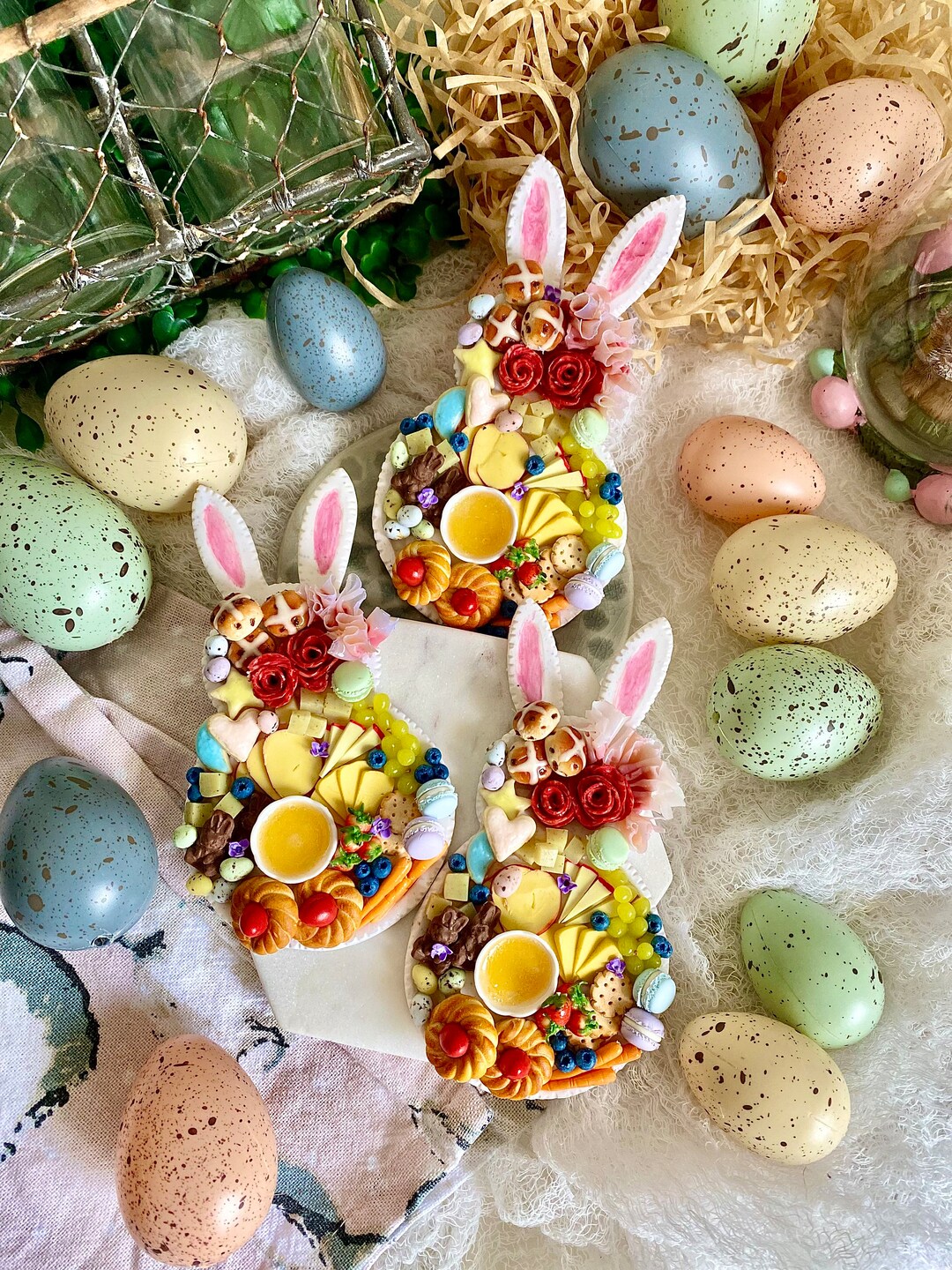 Easter Cheese/charcuterie Board Bunny Shaped - Etsy