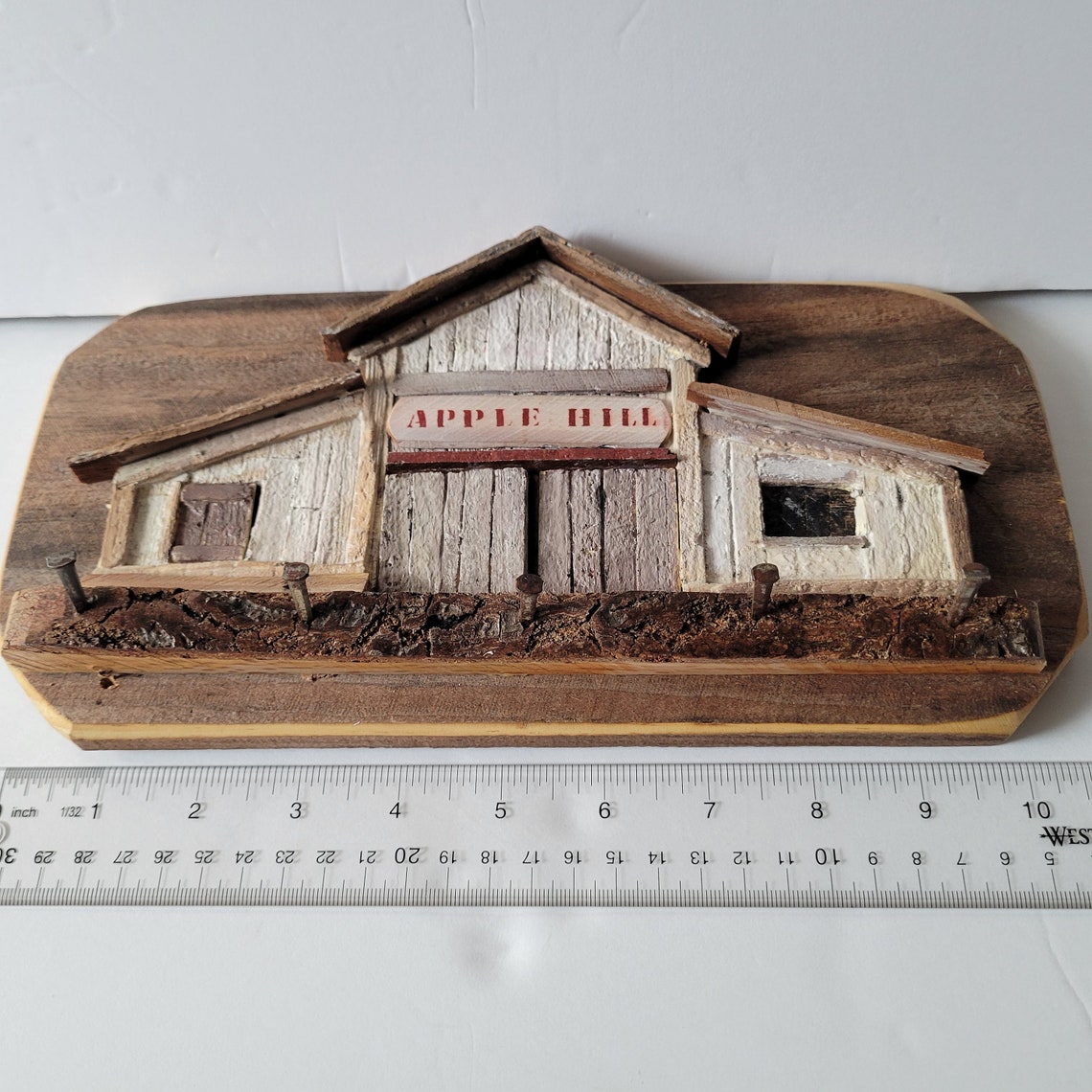 Rustic Western Wall Decor Key Holder With Apple Hill Handcrafted Wooden ...