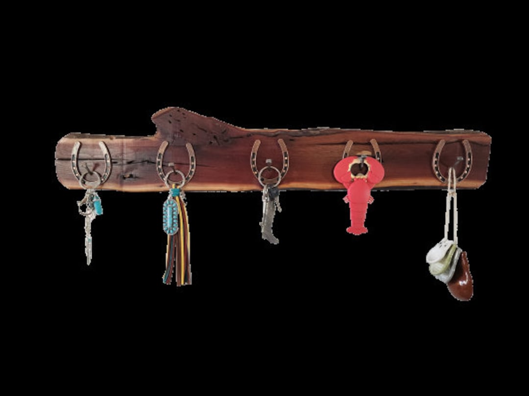 Handcrafted Manzanita Wood Keyholder Unique Home Decor With Ornate ...
