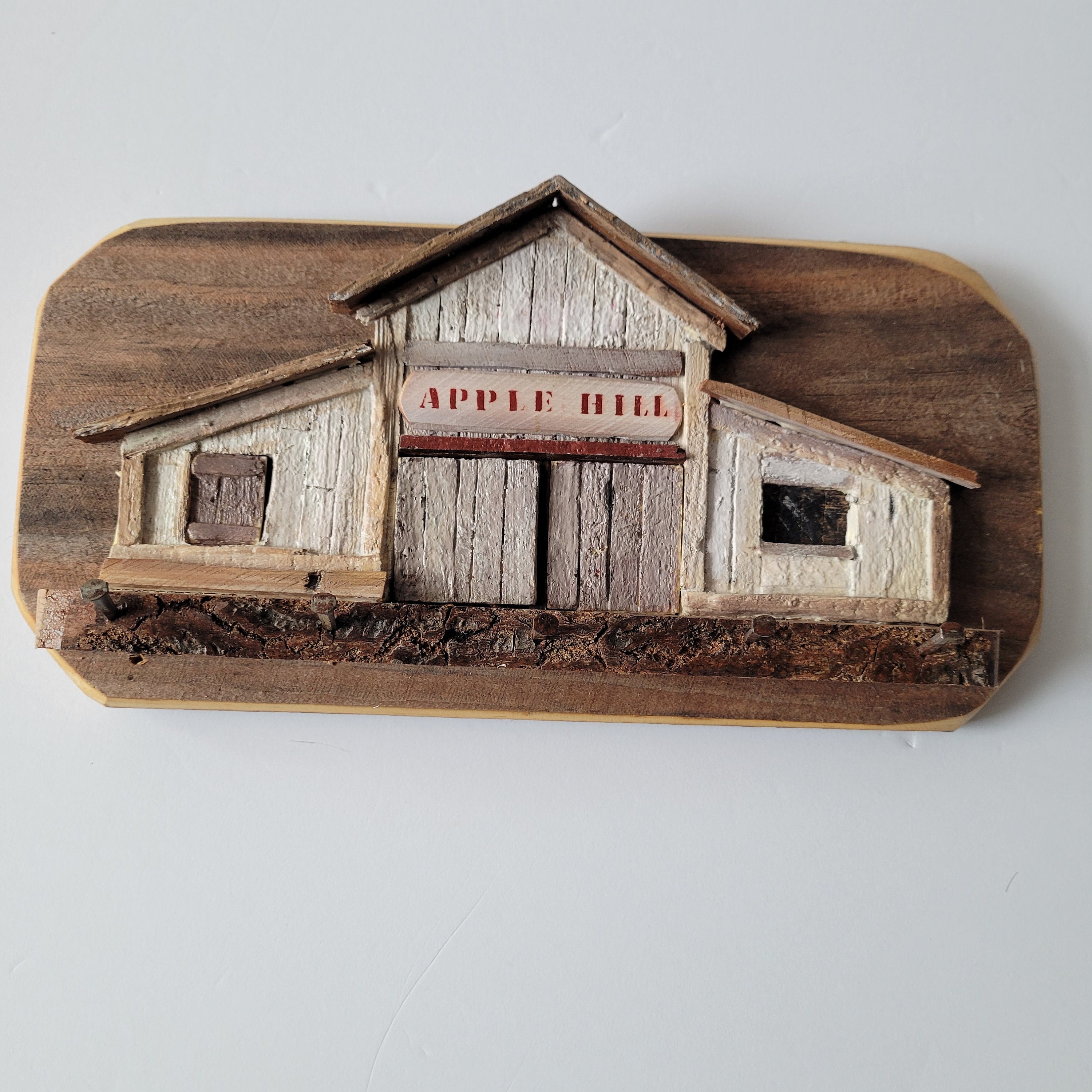 Rustic Western Wall Decor Key Holder With Apple Hill Handcrafted Wooden ...
