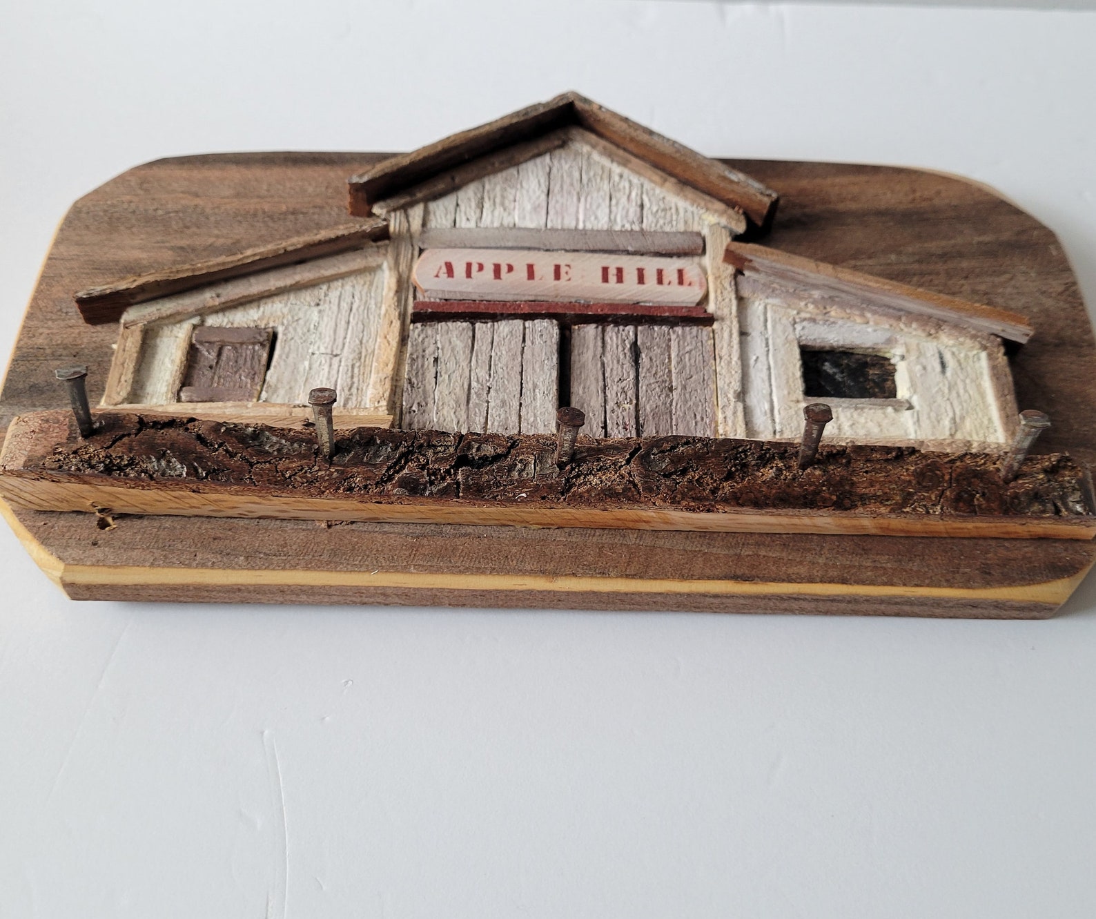 Rustic Western Wall Decor Key Holder With Apple Hill Handcrafted Wooden ...