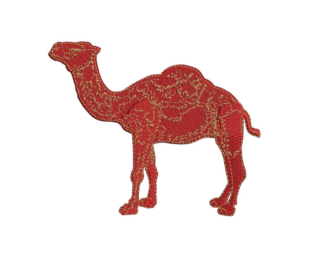 Camel Embroidery Design Digital File 4x4, 12x12 - Etsy