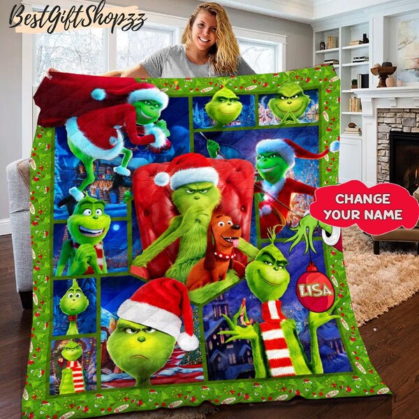The Grinch Bedding - Etsy