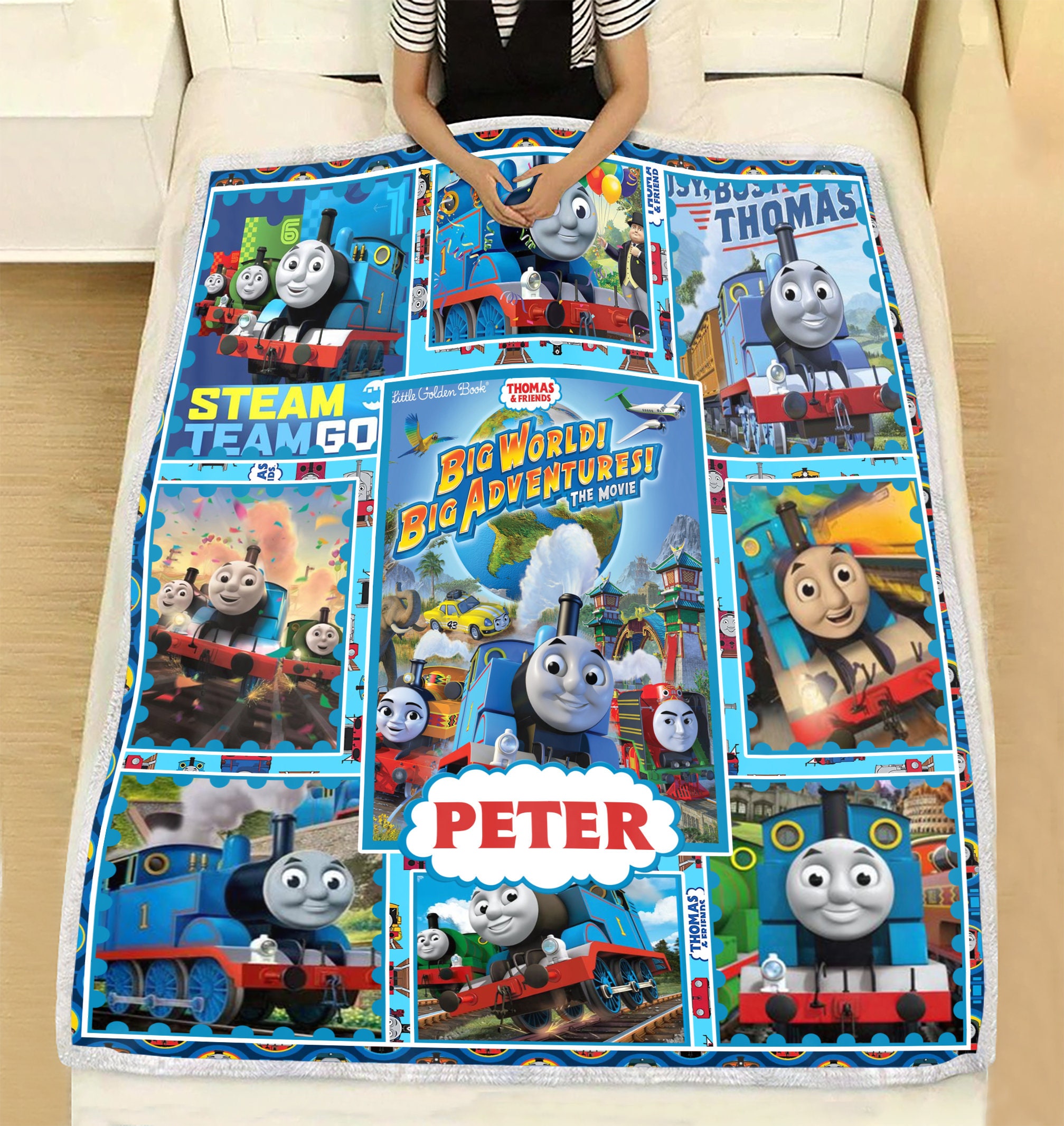 Personalized Thomas And Friends Blanket, Thomas And Friends Gift
