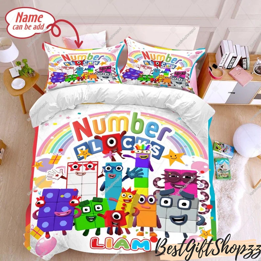Personalized Numberblocks Bedding Set Numberblocks Quilt - Etsy