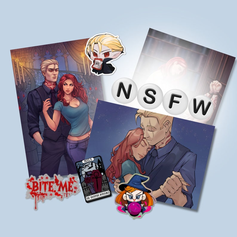 Waltzing With Witches Swag Pack NSFW Art and Stickers - Etsy