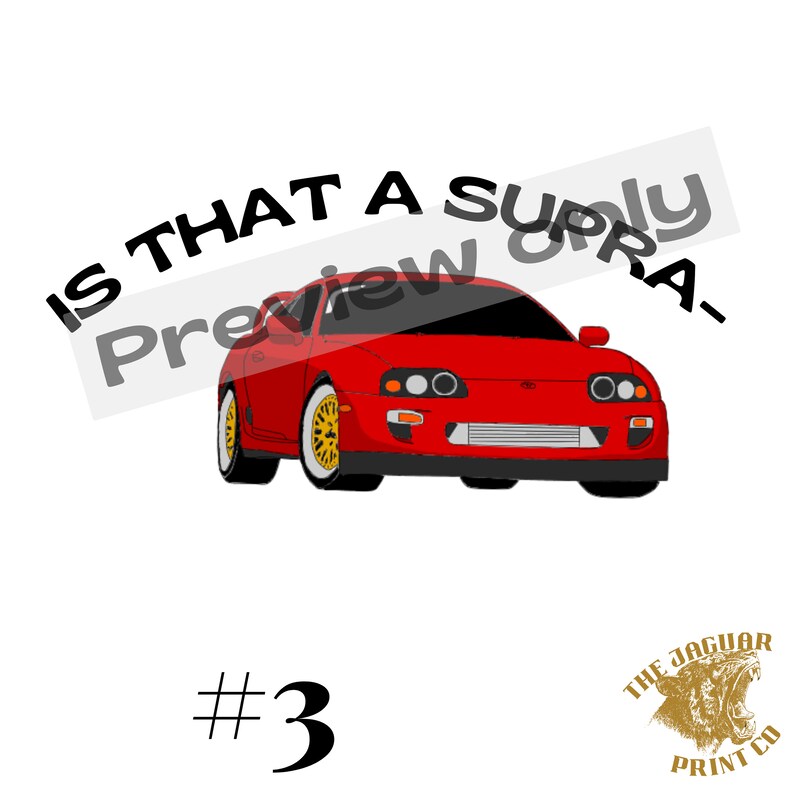 Supra SVG Stickers Set, Custom Car SVG, Japanese Race Car Stickers, is ...