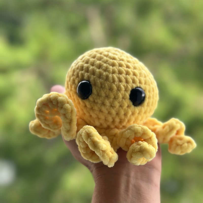 Orange Octopus Plush - Etsy