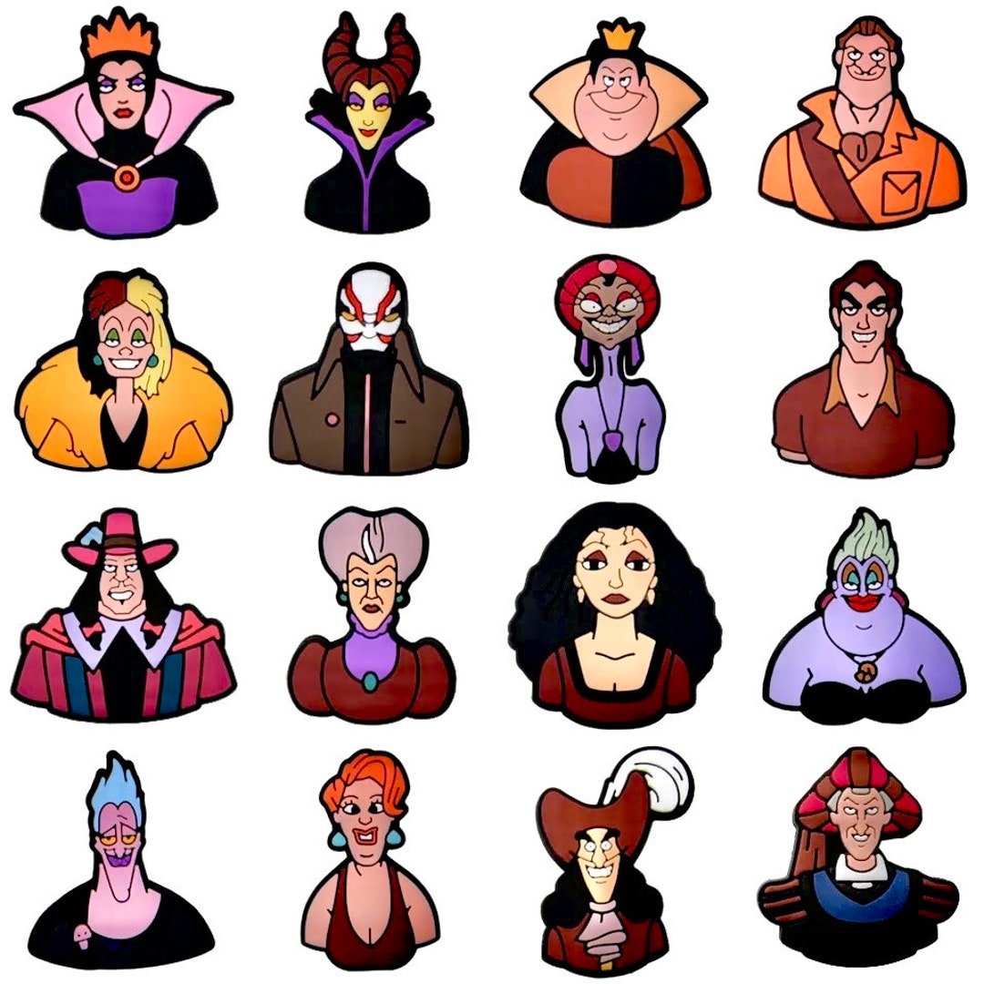 Animated Shows Inspired Jibbitz| Croc Charms |villains - Etsy