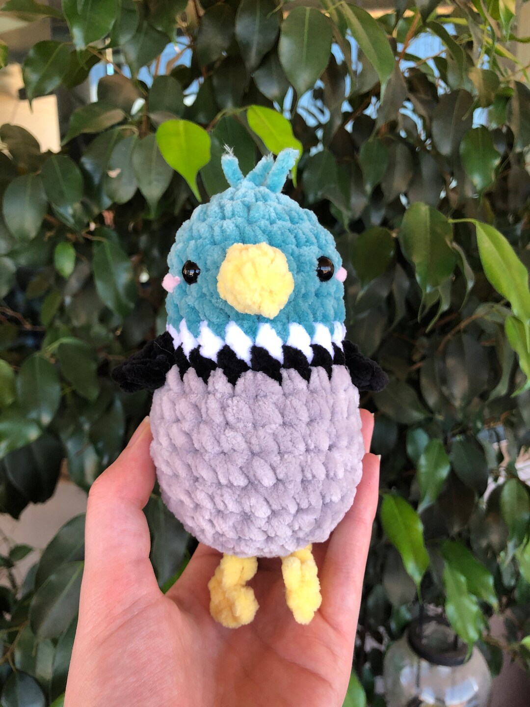 MADE TO ORDER Handmade Pigeon Plushie - Etsy