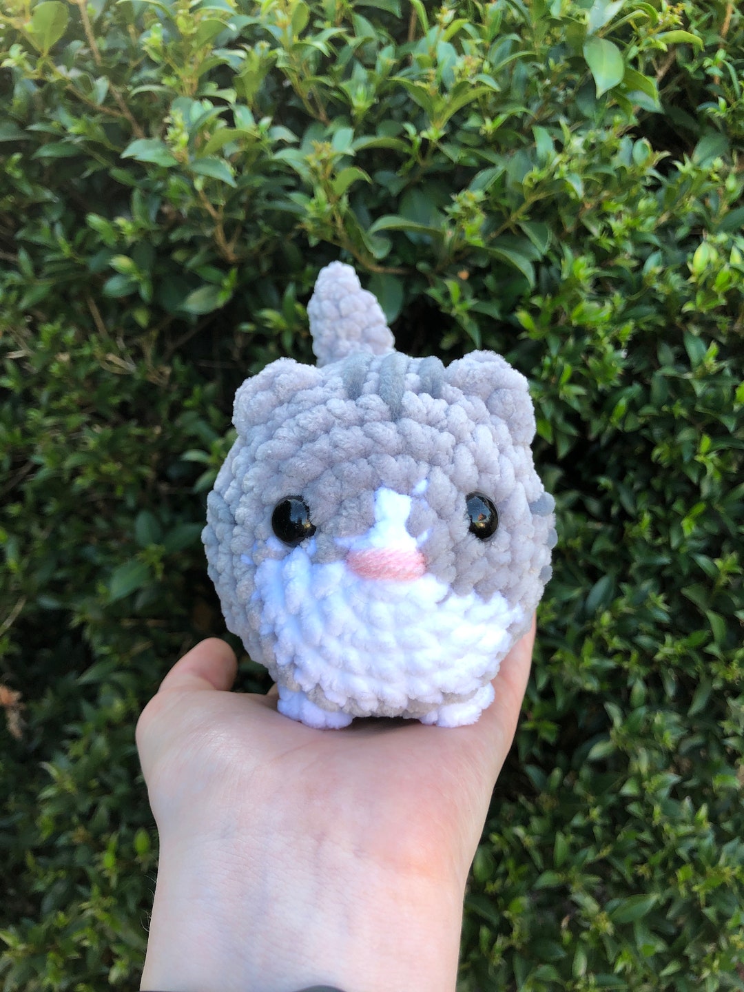 MADE TO ORDER Handmade Tabby Potato Cat Plushie - Etsy