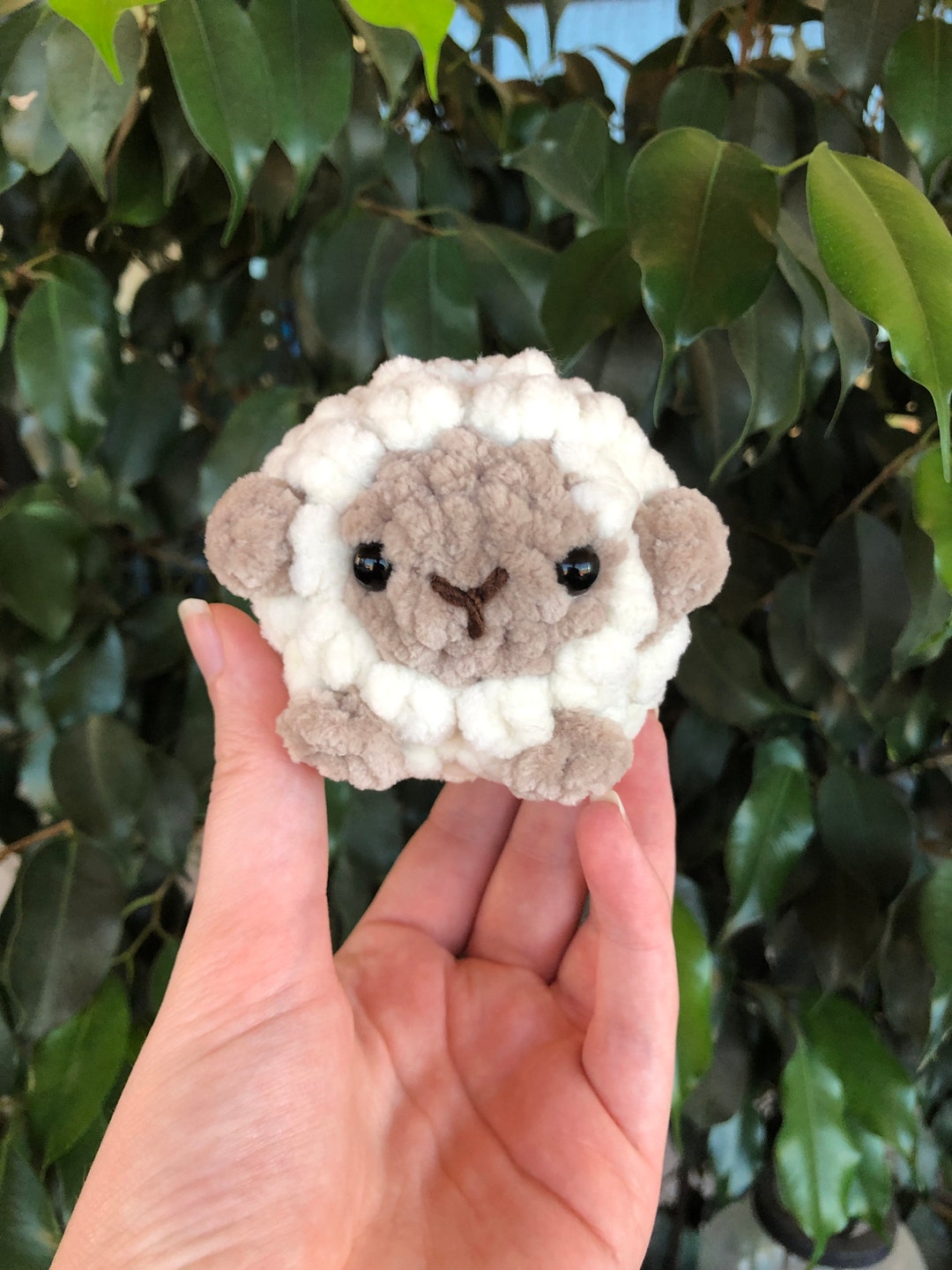 MADE TO ORDER Handmade Sheep Puff Plushie - Etsy