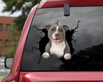 Bull Terrier Car Sticker - Etsy
