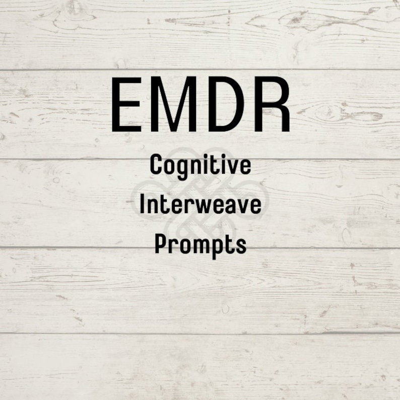 EMDR Cognitive Interweave Prompts - Intervention for Therapists. - Etsy