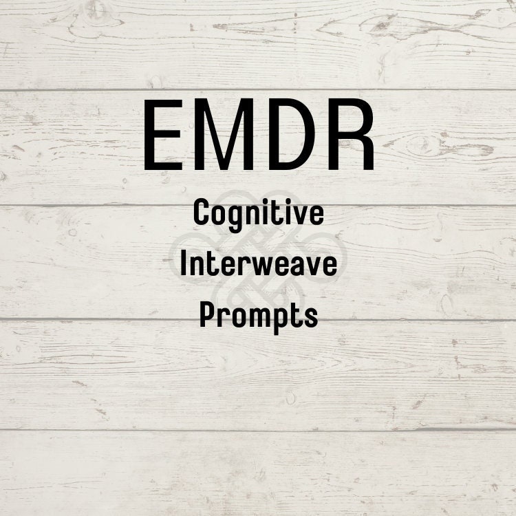 EMDR Cognitive Interweave Prompts - Intervention for Therapists. - Etsy