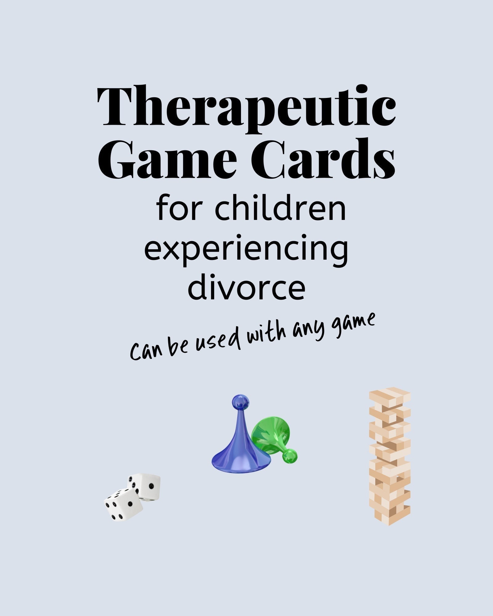 Children's Therapeutic Cards Divorce Questions for Use in Individual ...