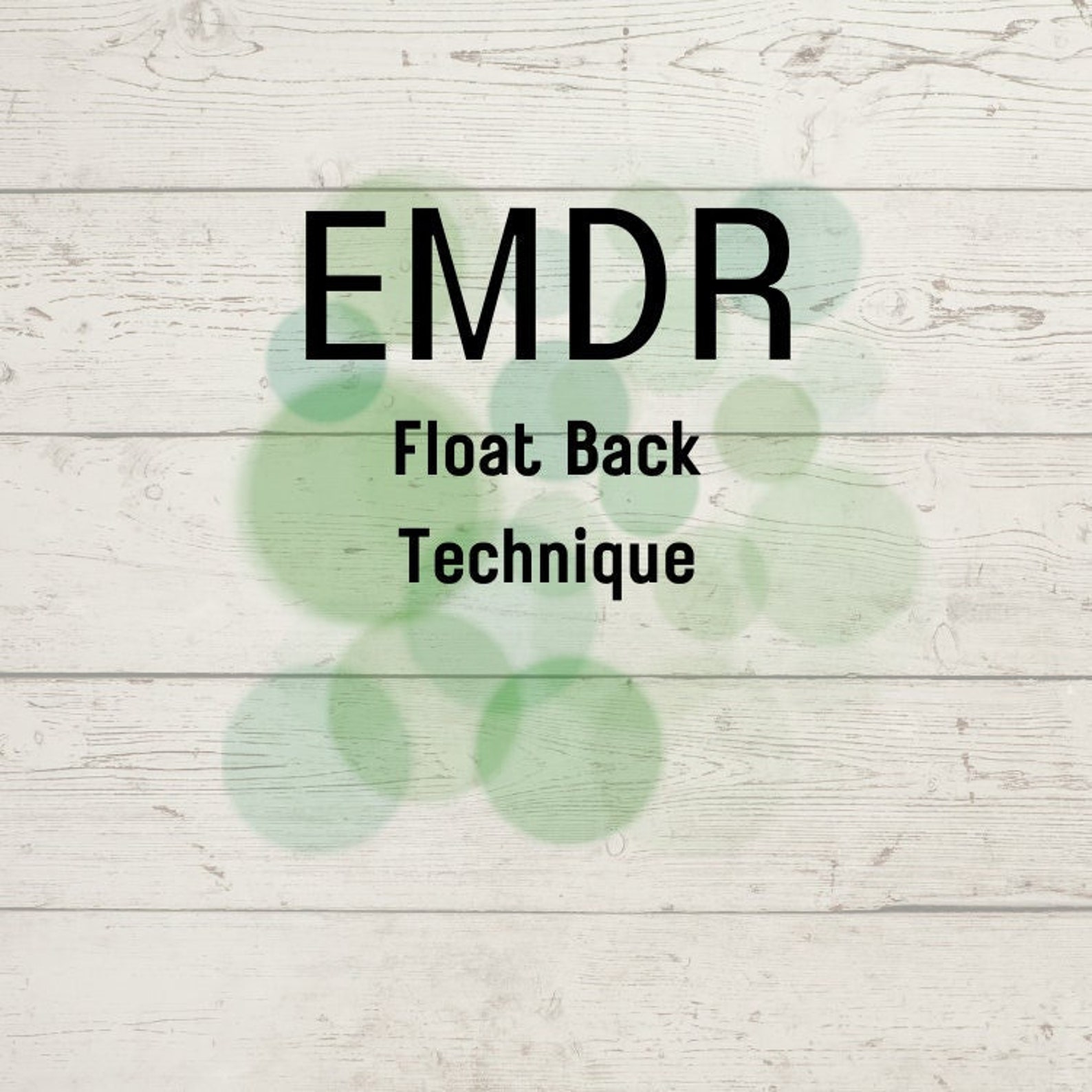 EMDR Float Back Technique - Therapist Resource Tool - Etsy
