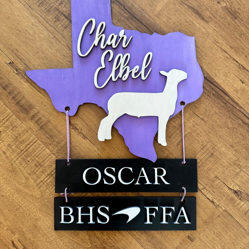 4 H Stall Sign - Etsy