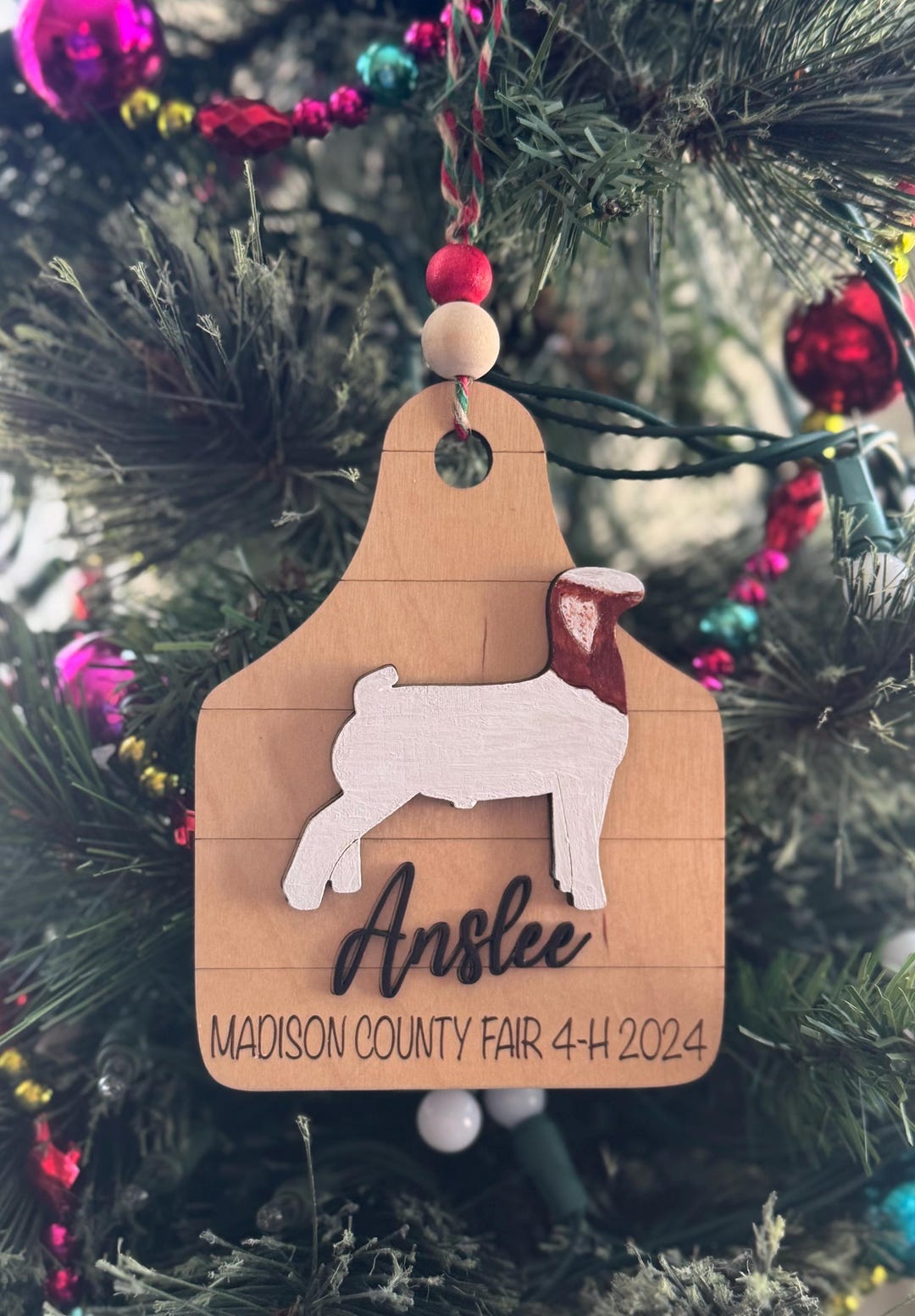 FFA Customized Ornament, Market Goat Ornament, Show Goat Ornament, FFA ...