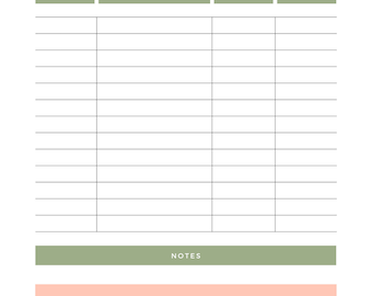 School Counselor Log - Etsy