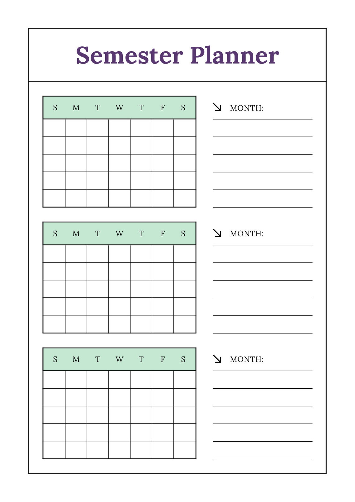 Printable Modern Grade Tracker | Homeschool Gradebook | Student Grading ...
